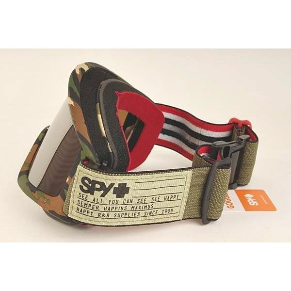 SPY T3 カモフラージュ柄フレーム ブロンズ系レンズ スノーゴーグル アジアンフィット 迷彩柄 スパイ R2403-230 : カシコシ ...