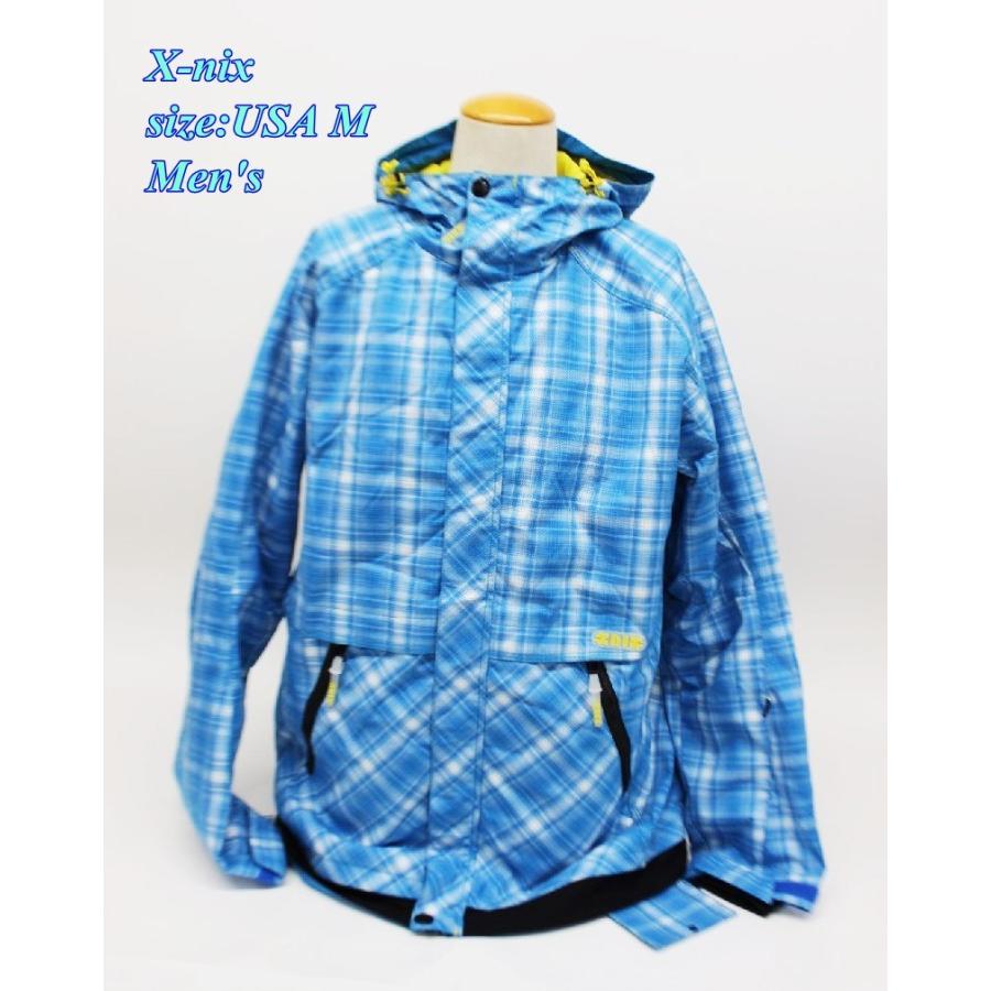 X-nix エクスニクス メンズ スノーボードジャケット USA/M ブルー XN1720T06 ウィンタースポーツ R2409-240 : r2409-240 : カシコシ ...