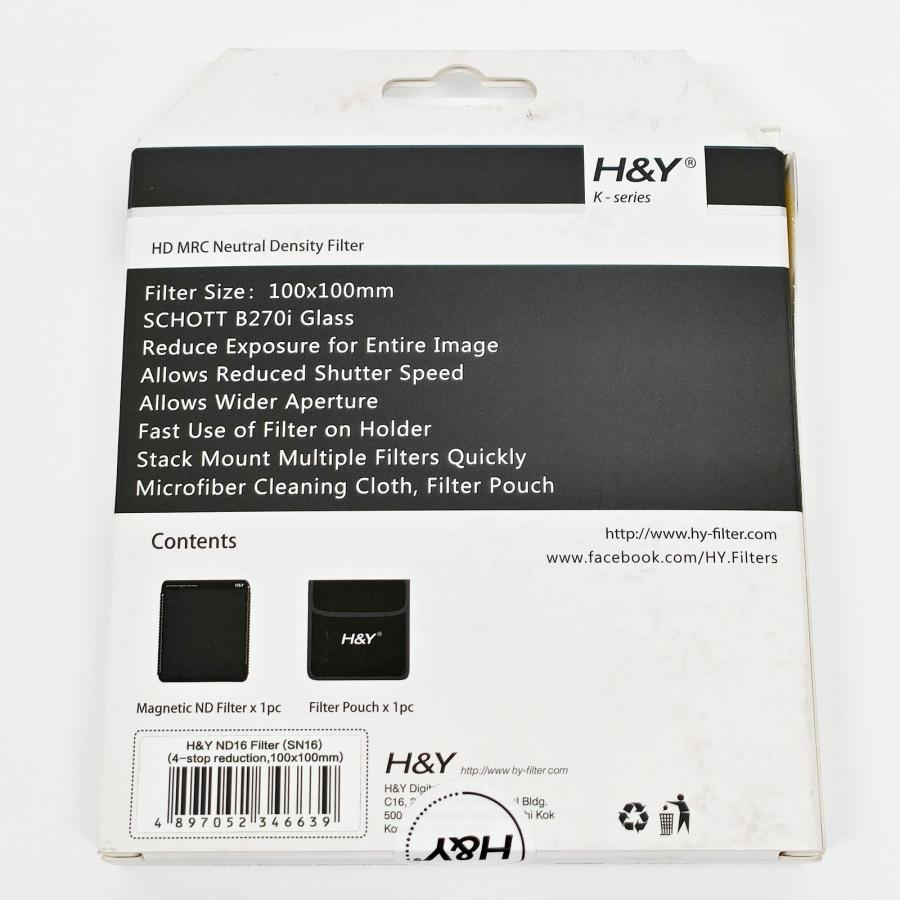 H&Y Kシリーズ ND16 100mm幅 角型 マグネット式 NDフィルター K-series 減光 R2511-060 : カシコシュヤフーショッピング店 - 通販 - Yahoo!ショッピング