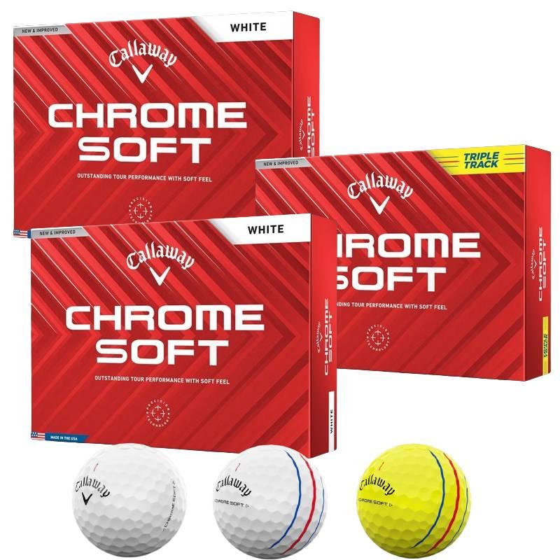 Callaway（キャロウェイ） 2024モデル ゴルフボール CHROME SOFT クロムソフト : カスカワスポーツ - 通販 - Yahoo!ショッピング