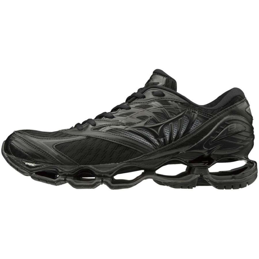 MIZUNO ミズノ WAVE PROPHECY 8 J1GC190010 ブラックxブラックxシルバー ミズノウエーブ U4ic X10 ...