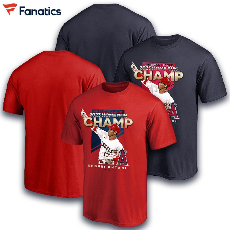 Fanatics 限定 大谷翔平選手 ホームラン王 記念Tシャツ 2023 HOME RUN CHAMP ML01-23FW-0002 : カスカワスポーツ - 通販 - Yahoo!ショッピング