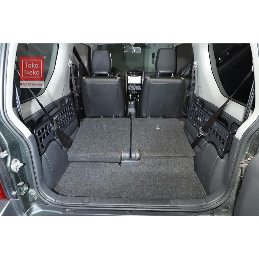 スズキジムニー 07-17 jb23 jb43 jb33 適用 トランク収納ボックス テールゲートテーブル 貨物棚 小物置き テーブル 多機能リアドア貨物棚ジープ アルミ合金 小物 : カネコ ...