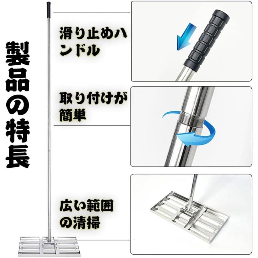 ゴルフコースのスムージングツール 芝均しレーキ ステンレス製芝生