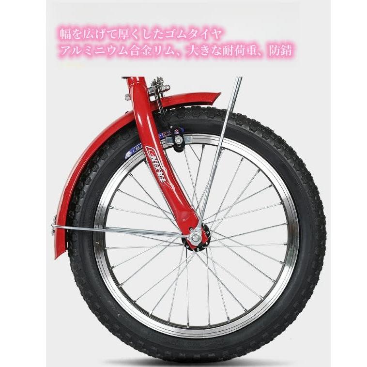 大人用三輪車、三輪折りたたみ自転車、前後二層ブレーキレジャー 大人用三輪車、三輪折りたたみ自転車、前後二層ブレーキレジャー