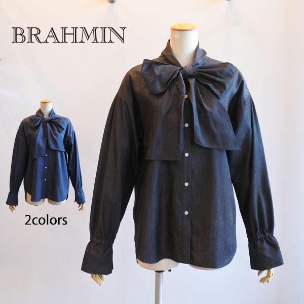 Brahmin ブラーミン ボウタイデニムブラウス りぼん リボン ベルスリーブ B11409 手洗い可能 送料無料 あすつく 新作秋冬物 BRAHMIN : KatoreyA - 通販 ...