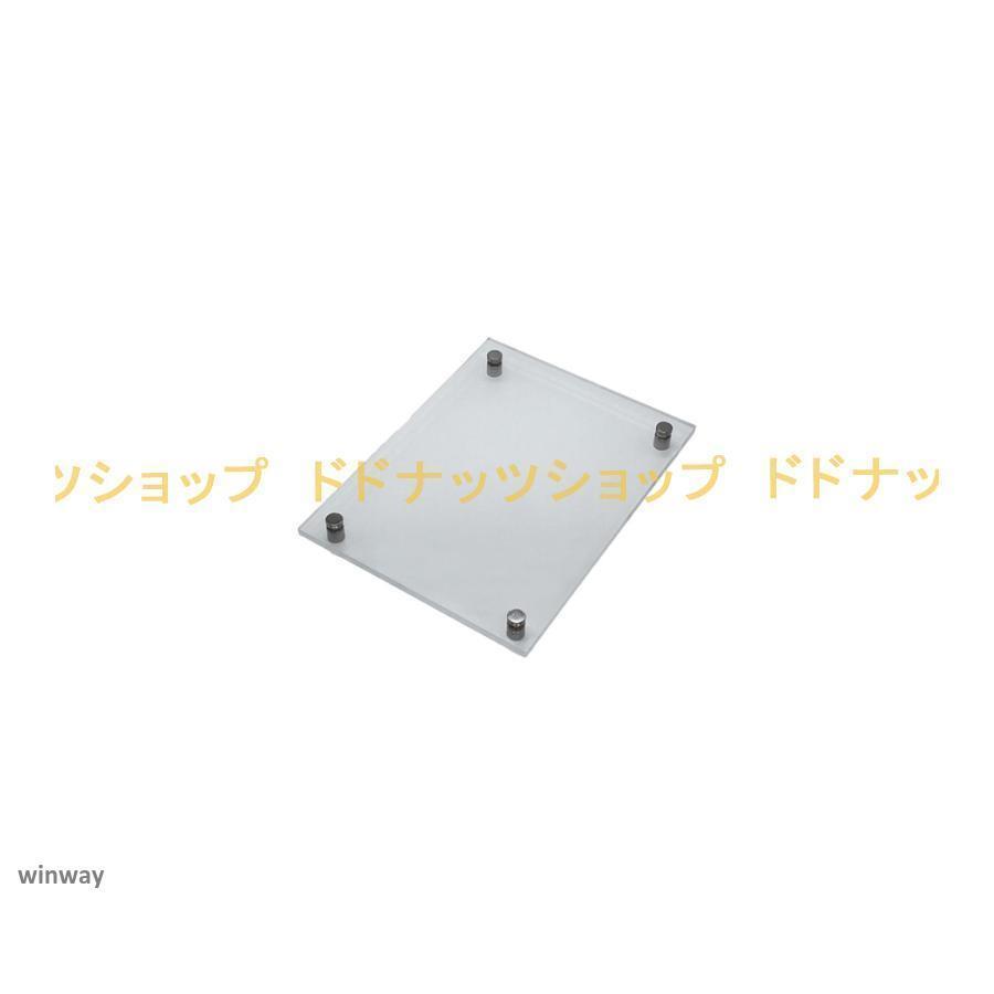 フォトフレーム 壁掛け 写真立て おしゃれ アクリル クリアフレーム スタンドタイプ クリア A4 2l KG はがき L判 サイズ 透明 シンプル : kato6 ...