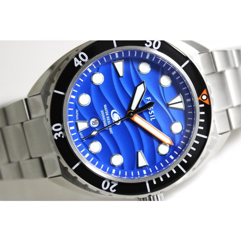 FOSSIL（フォッシル） BREAKER ブレーカー200m防水ダイバーズ・クォーツ腕時計 メンズウォッチ 男性用腕時計 グランブルー ...