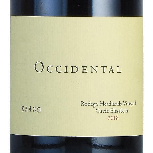 オクシデンタル ピノ ノワール キュヴェ エリザベス ボデガ ヘッドランズ ヴィンヤード 2018 ピノノワール Occidental アメリカ カリフォルニア 赤ワイン : 2401-2 ...