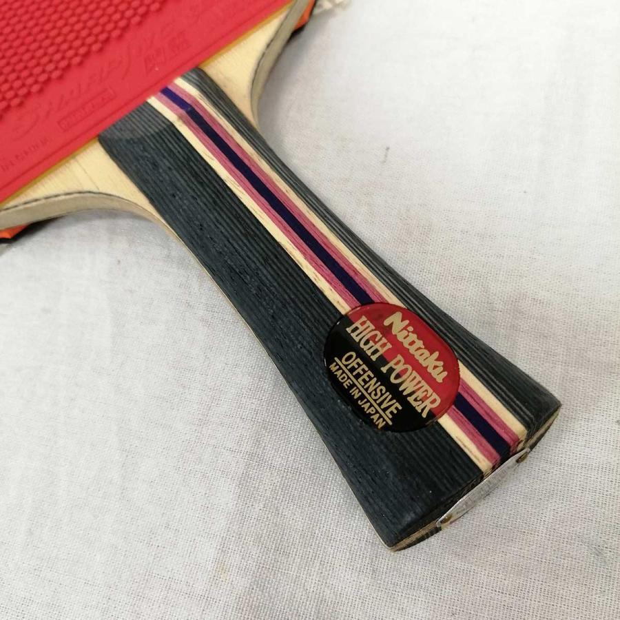 【中古】ニッタク ハイパワー オフェンシブ HIGH POWER OFFENSIVE FL 卓球ラケット [ラバー 紅双喜 DHS Sharping 閃靈 /G888] Nittaku ...