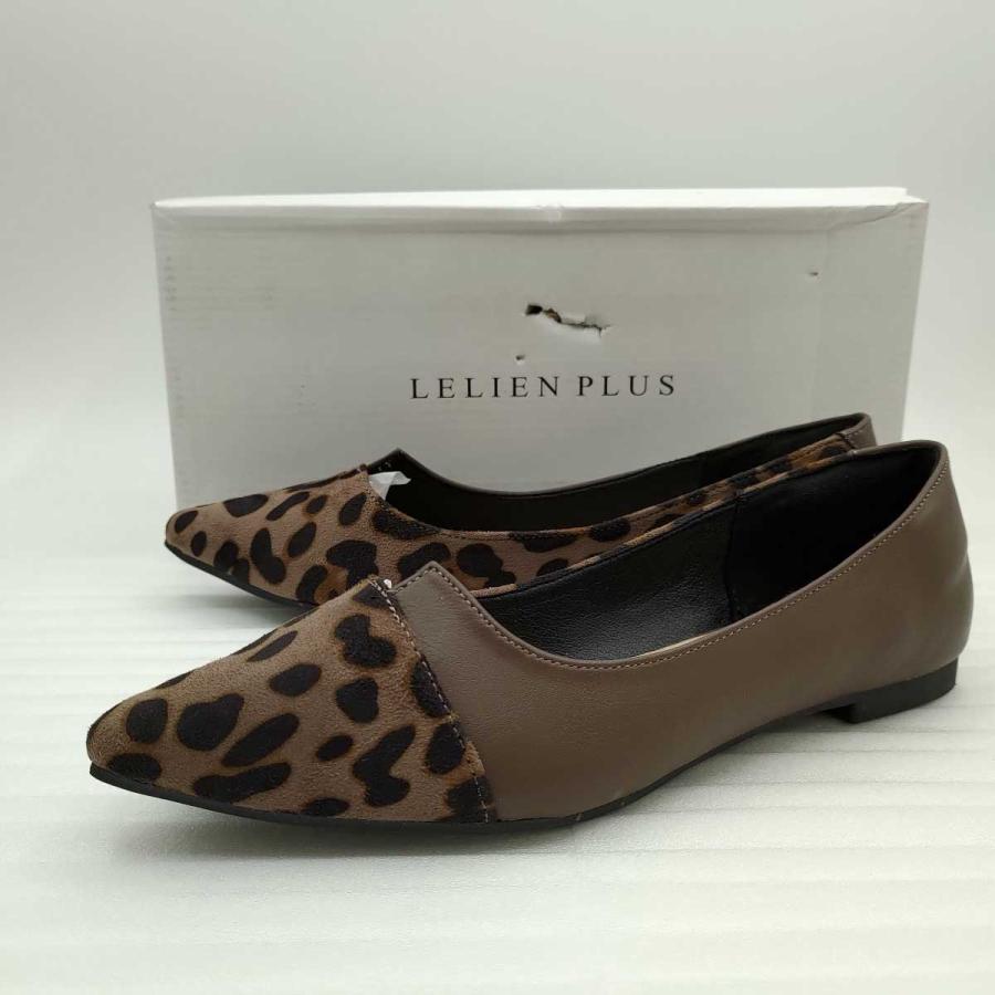 【中古】ルリアンプラス ヒョウ柄 スウェード パンプス 38 レディース Le Lien plus : カウカウキング Yahoo!ショッピング店 - 通販 - Yahoo!ショッピング