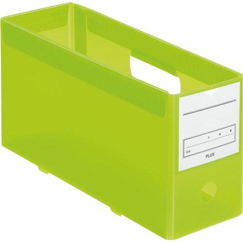 申込期間25年04月21日13時まで_プラス 年組氏名PPボックスファイルA4Eハーフ グリーン_取寄商品 : カウモール - 通販 - Yahoo!ショッピング