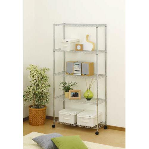 アイリスオーヤマ メタルシェルフ 800×350×1745 : 41215999 : カウモール - 通販 - Yahoo!ショッピング