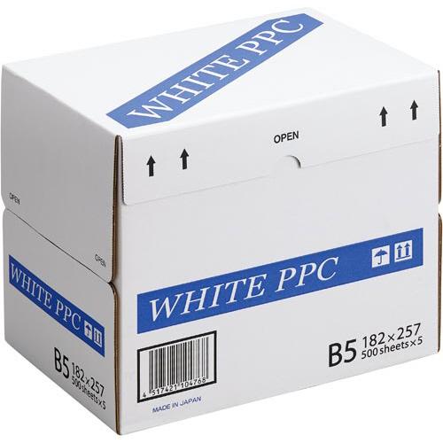 コクヨ WHITE PPC B5 1箱（500枚×5冊） : カウモール - 通販 - Yahoo!ショッピング