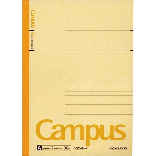 コクヨ キャンパスノートセミB5 A罫7mm 5冊×6 : カウモール - 通販 - Yahoo!ショッピング