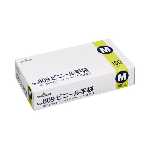 ショーワグローブ NO．809 ビニール手袋 100枚入 Mサイズ : カウモール - 通販 - Yahoo!ショッピング