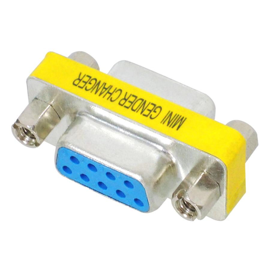 DB9 ジェンダーチェンジャー メス/メス D-Sub9ピン シリアル接続 MINI GENDER CHANGER : KAUMO カウモ ...