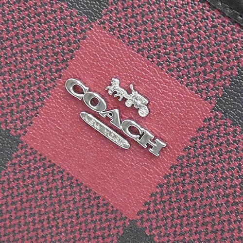 COACH 新品同様 コーチ バッグ C7271-SVS66 バッファロー プラッド プリント シティ トートバッグ ブラック/1941 ...