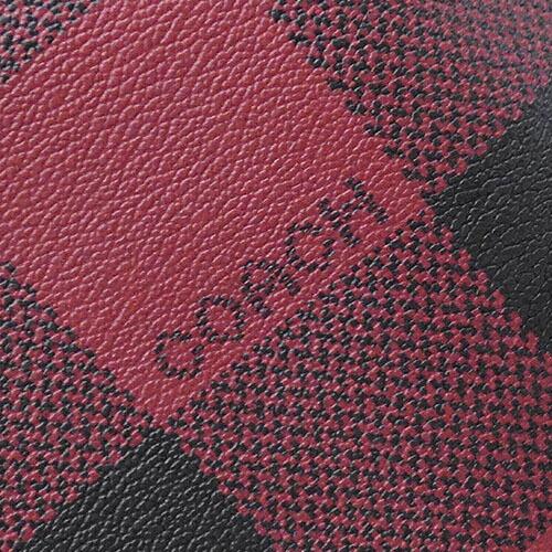 COACH 新品同様 コーチ バッグ C7271-SVS66 バッファロー プラッド プリント シティ トートバッグ ブラック/1941 ...