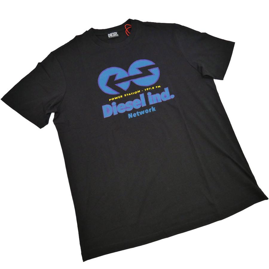 DIESEL ディーゼル 半袖Tシャツ メンズ アパレル トップス Tシャツ コットン 100％ ブラック ブルー 黒 XXL 3L : いかほど屋 - 通販 - Yahoo!ショッピング