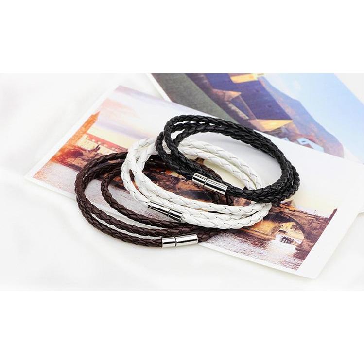 ブレスレット 3重 重ね付け風 腕に巻く 巻き付ける レディース メンズ ユニセックス アクセサリー 腕輪 レザー調 フェイクレザー シンプル お洒落 : acc-06209 ...