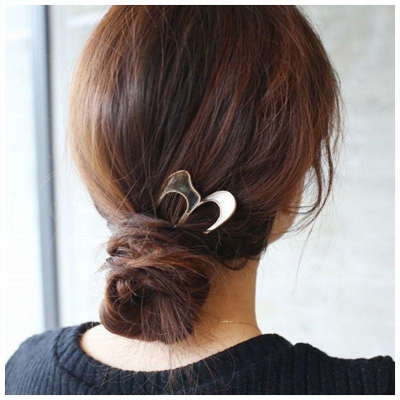 かんざし 簪 U字型 レディース ヘアアクセサリー ヘアコーム ヘアピン Uピン 髪飾り ドレスアップ おしゃれ 可愛い 高級感 : acc-09170 : KAWAeMON - 通販 ...