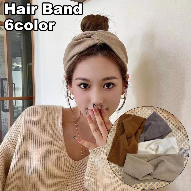 ヘアバンド 幅広 レディース ヘアアクセサリー クロス ヘッドバンド ヘアターバン 髪飾り 髪留め ヘアアレンジ 無地 ソリッドカラー 女性用 婦人用 : KAWAeMON - 通販 ...