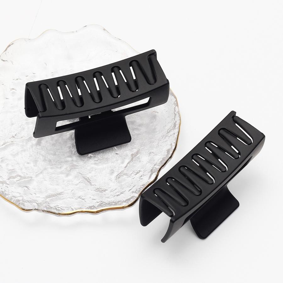 バンスクリップ 単品 1個 ヘアクリップ レディース 女性 婦人 ヘアアクセサリー まとめ髪 髪留め ヘアアレンジ スクエア 四角 大きめ シンプル : KAWAeMON - 通販 ...