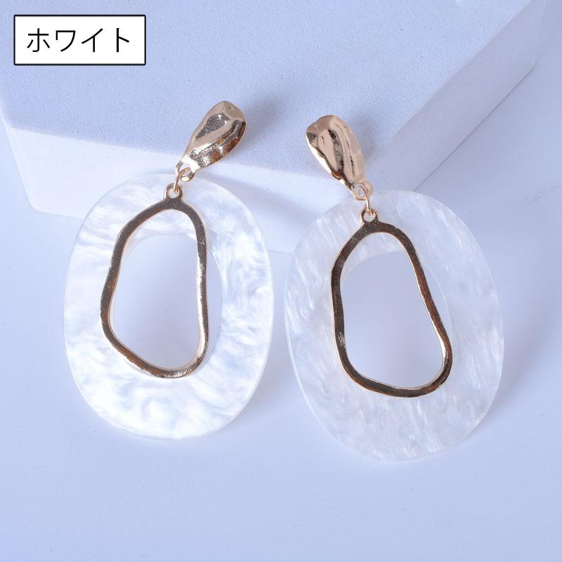 スタッドピアス レディース アクセサリー 女性用 オーバル 楕円 メタル 大ぶり 存在感 おしゃれ かわいい エレガント スタイリッシュ きれいめ 大 : KAWAeMON - 通販 ...
