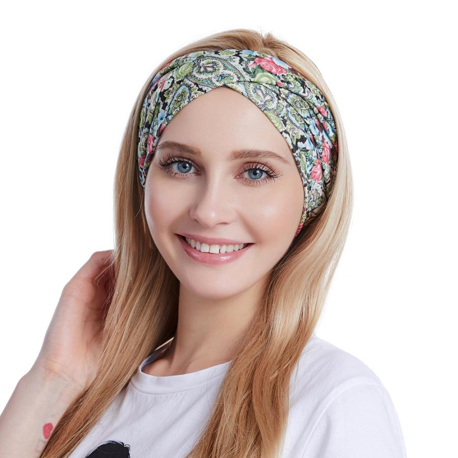 ヘアバンド ヘアターバン ヘッドバンド ヘアアクセサリー レディース 女性 幅広 まとめ髪 花柄 カジュアル お洒落 スポーツ ヨガ ファッション小物 :acc-68431:KAWAeMON ...