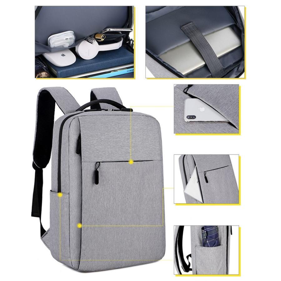 ビジネスリュック メンズ レディース リュックサック バッグ バックパック 大容量 軽量 防水 通勤 通学 A4 ノートPC収納 USB充電ポート付き : KAWAeMON - 通販 ...