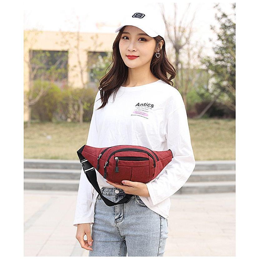 ボディバッグ ウエストポーチ ショルダーバッグ ヒップバッグ メンズ レディース 軽量 大容量 無地 斜めがけ 肩掛け 2WAY : KAWAeMON - 通販 - Yahoo!ショッピング