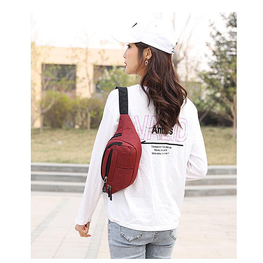 ボディバッグ ウエストポーチ ショルダーバッグ ヒップバッグ メンズ レディース 軽量 大容量 無地 斜めがけ 肩掛け 2WAY : KAWAeMON - 通販 - Yahoo!ショッピング