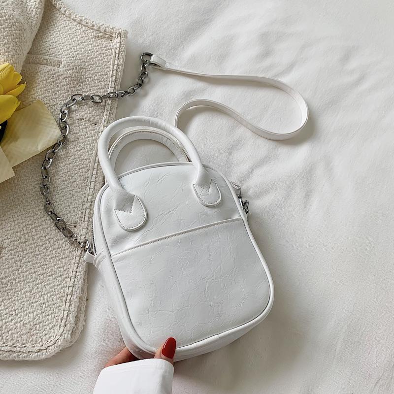 2wayバッグ ショルダーバッグ ハンドバッグ レディース 鞄 カバン スクエア 四角 レザー調 クロコ風 肩掛け チェーン お出かけ デイリー 普段 : KAWAeMON - 通販 ...