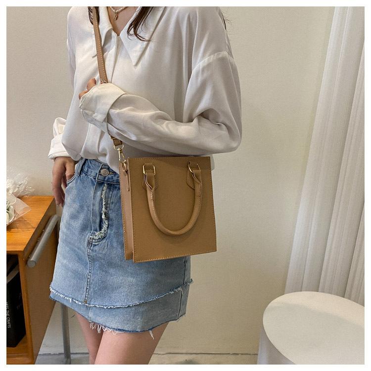 2wayバッグ ショルダーバッグ ハンドバッグ 手提げ 肩掛け 斜め掛け レディース 女性 鞄 カバン スクエア 四角 レザー調 フェイクレザー お洒 : KAWAeMON - 通販 ...