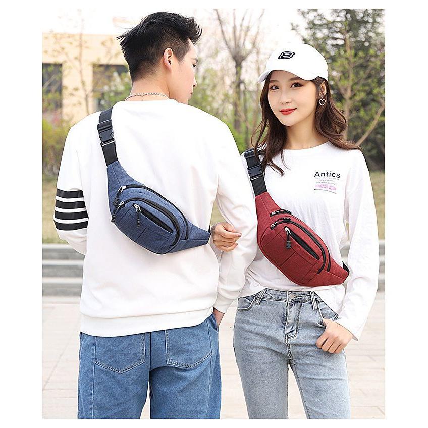 ボディバッグ ウエストポーチ ショルダーバッグ ヒップバッグ メンズ レディース 軽量 大容量 無地 斜めがけ 肩掛け 2WAY : KAWAeMON - 通販 - Yahoo!ショッピング