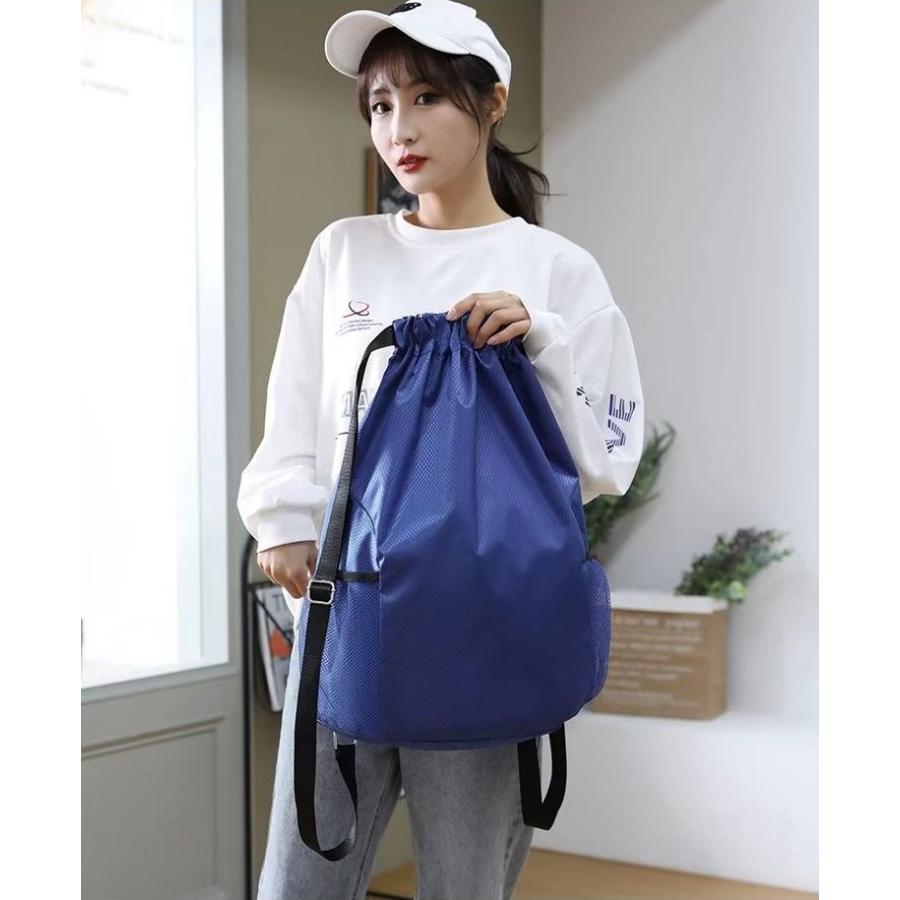 ナップサック リュック レディース メンズ プールバッグ シューズケース 巾着 A4 防水 大容量 ジム スポーツ フィットネス : KAWAeMON - 通販 - Yahoo!ショッピング