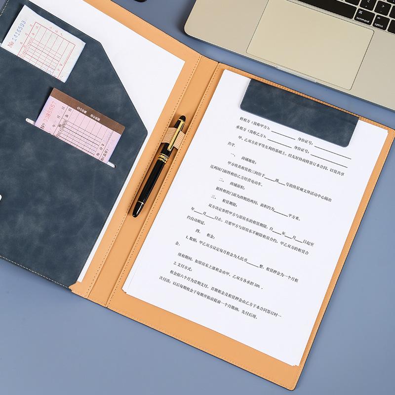 クリップボード バインダー マグネットタイプ 磁石 クリップバインダー ファイル 縦型 A4 2つ折り ポケット付き 事務用品 書類整理 オフィス用品 : KAWAeMON - 通販 ...