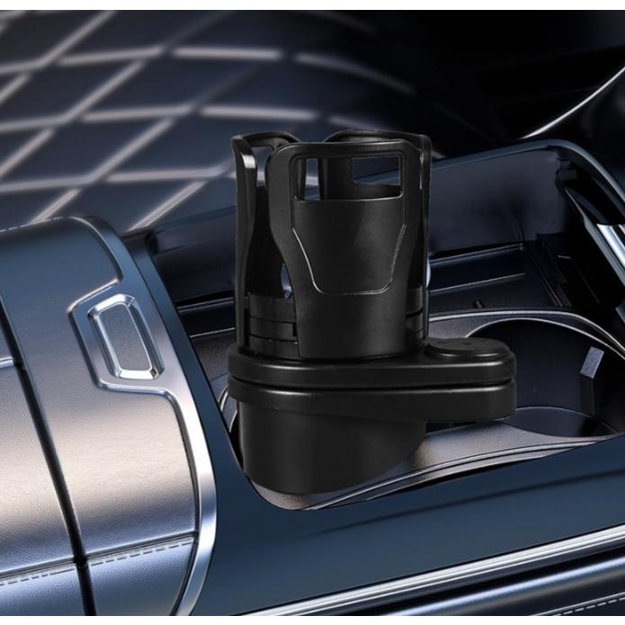 ドリンクホルダー 車載 カップホルダー 車用 カー用品 ボトルホルダー アーム可変 ペットボトル 飲み物 小物収納 2段 ダブル 回転 簡単設置 便利 : KAWAeMON - 通販 ...