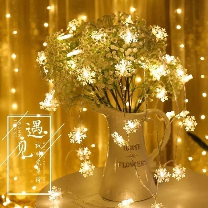 イルミネーションLEDライト 3m デコレーション 電池 USBタイプA 雪 スノー カラフル ホワイト キラキラ クリスマスツリー : den-35998 : KAWAeMON - 通販 ...