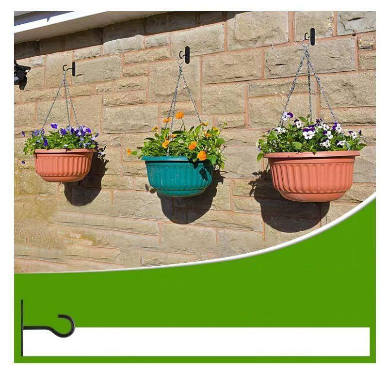 吊りフック 2個セット ガーデニング 吊り下げ 金具 2WAY 天井 壁面 ネジ式 ハンギング プランターフック ハンガー 屋内 屋外 植物 吊るす : KAWAeMON - 通販 ...