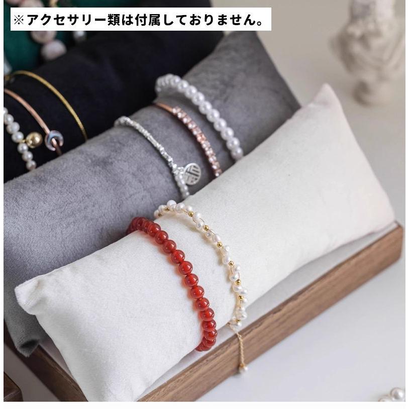 アクセサリークッション 単品 1個 19 8cm ベロア調 レザー調 アクセサリースタンド アクセサリーケース ディスプレイ インテリア 小物 ブレス : KAWAeMON - 通販 ...