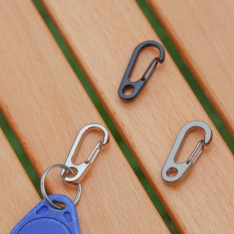 カラビナ 単品 1個 キーホルダー Dカン Dリング キーリング フック 吊り下げ ぶら下げ アウトドア 旅行 外出 シンプル : KAWAeMON - 通販 - Yahoo!ショッピング