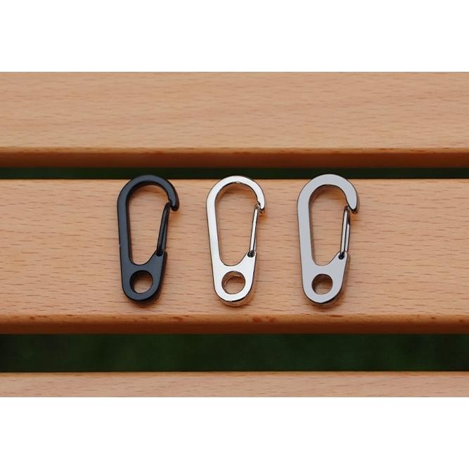 カラビナ 単品 1個 キーホルダー Dカン Dリング キーリング フック 吊り下げ ぶら下げ アウトドア 旅行 外出 シンプル : KAWAeMON - 通販 - Yahoo!ショッピング