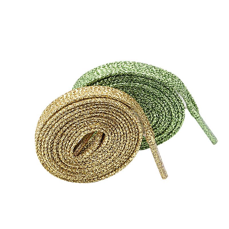 靴紐 靴ひも シューレース 2本セット 男女兼用 平紐 平型 ラメ キラキラ スニーカー ブーツ シューズ 運動靴 おしゃれ : KAWAeMON - 通販 - Yahoo!ショッピング