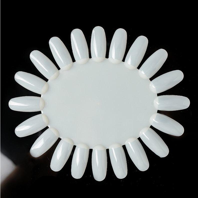 カラーチャート ネイルチャート 4枚セット 色見本 20色 ネイルアート用品 サンプル制作 楕円形 ディスク ネイルポリッシュ見本 カラーガイド 展示 : KAWAeMON - 通販 ...