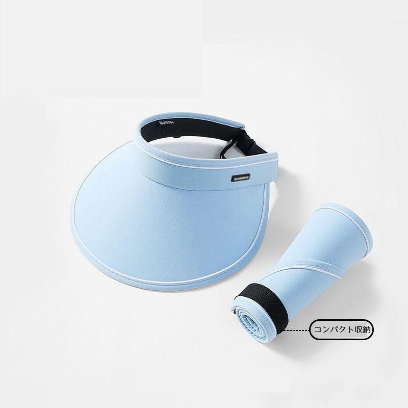 サンバイザー レディース 折りたたみ つば広ハット 女性 帽子 ぼうし 日よけ コンパクト収納 UV対策 日焼け防止 紫外線対策 おしゃれ サイズ調節 : KAWAeMON - 通販 ...