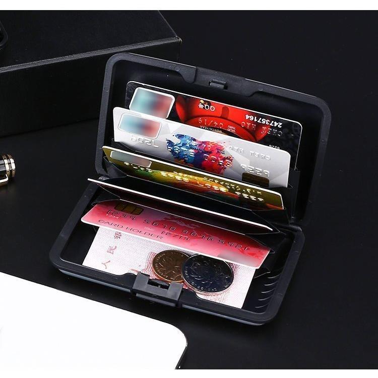 カードケース カード入れ ハードタイプ じゃばら式 スキミング防止 RFID メンズ レディース 男女兼用 ユニセックス 名刺入れ カード収納 小銭入 : KAWAeMON - 通販 ...