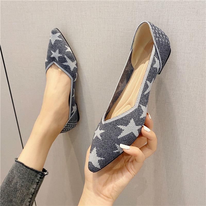 パンプス ポインテッドトゥ カッターシューズ フラットパンプス レディース 靴 ぺたんこ V字 ローヒール ジラフ ゼブラ レオパード ...