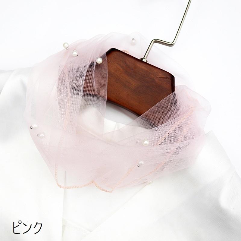 スカーフ ネックカバー レース ヘアバンド スヌード レディース 首巻き フェイクパール シースルー 透け感 日除け 紫外線対策 日焼け対策 UV対策 : KAWAeMON - 通販 ...